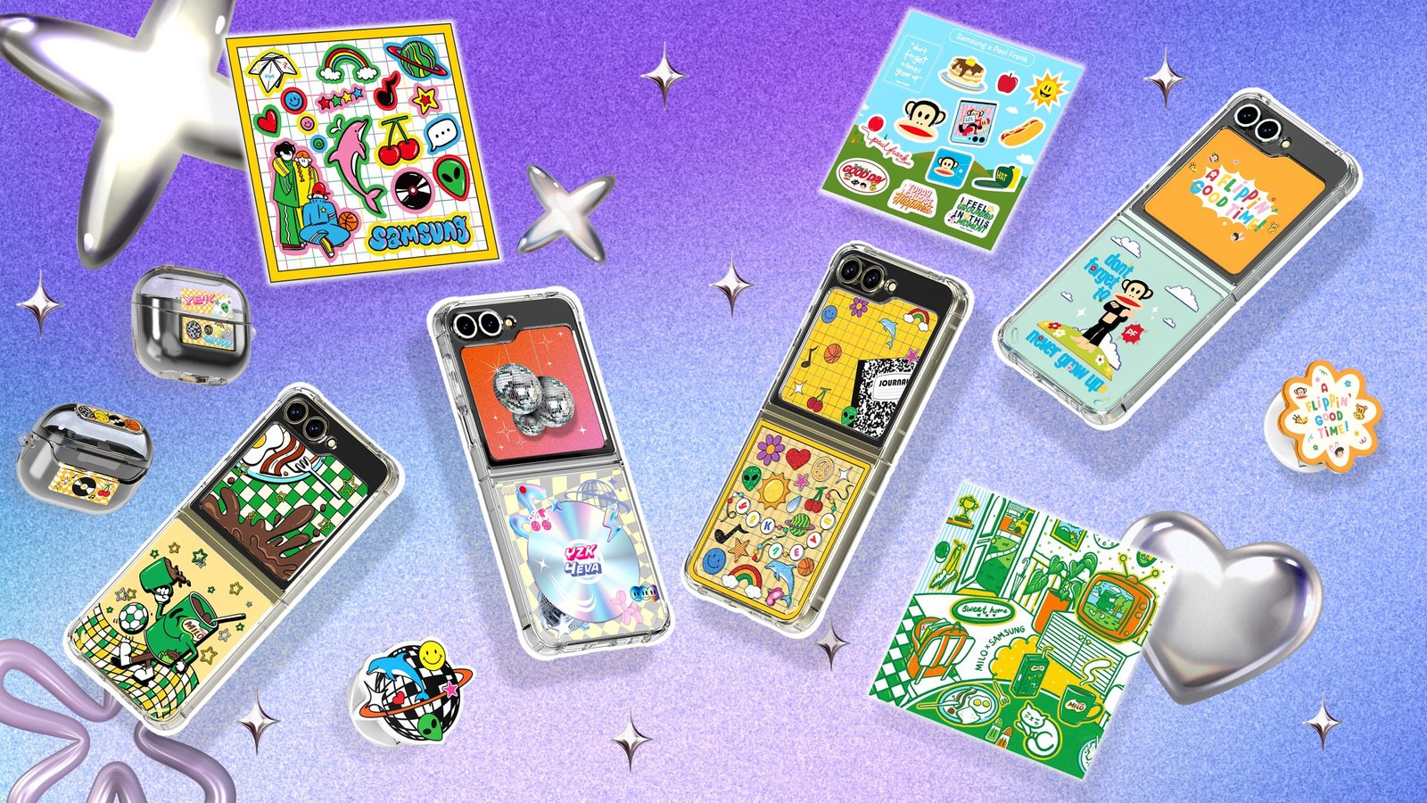 Samsung goes back to the 2000s with a new Y2K 4eva tech accessories ...